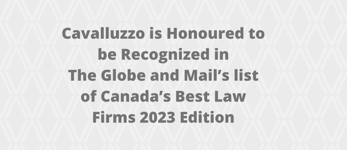 Cavalluzzo | Labour & Employment, Human Rights, and Public Law Firm ...
