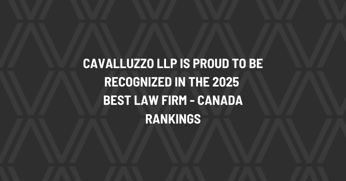 Cavalluzzo | Labour & Employment, Human Rights, and Public Law Firm ...